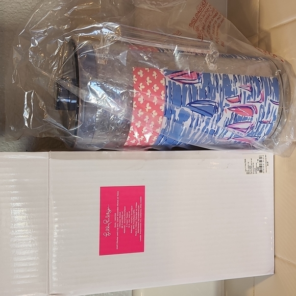 Lilly Pulitzer | Kitchen | Lilly Pulitzer Boatylicious Pitcher Cup Set ...